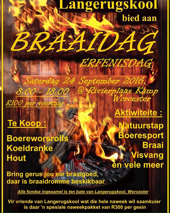 Braai, BBQ'en op z'n Zuid-Afrikaans